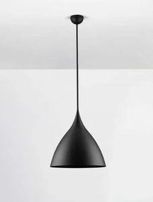 Černé designové svítidlo Syntopia