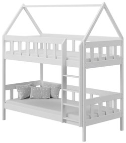 Dětská patrová postel domeček LUKO 160x80 cm