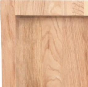 Koupelnová deska hnědá 100x60x(2-6) cm ošetřený masivní dřevo 3156136