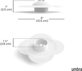 Silikonové sítko do dřezu Bloom – Umbra