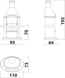 Norman Arcus Colora zahradní krb