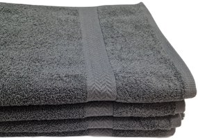 Cnm textil Froté ručník Berta 50x100cm tm. šedý