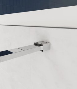 Erga Paris, sprchová zástěna Walk-In 30x200 cm, 8mm šedé sklo, chromový profil, ERG-V02-PARIS-030x200-GR-CR