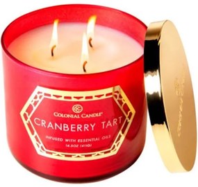 Colonial Candle svíčka Luxe Cranberry Tart, 411 g