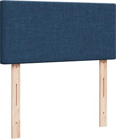 Box spring postel s matrací modrá 100 x 200 cm textil 3288098