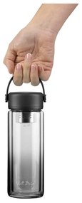Černá skleněná lahev 350 ml Fuori – Vialli Design