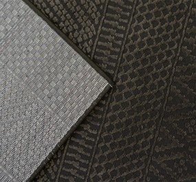 BE Koberec Zurich 1901 DARK GREY - šedý obdélníkový Rozměr: 60x100 cm