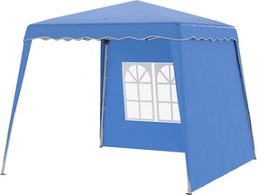 Outsunny Skladovaný Skládací Stan 3x3 m se 2 Bočními Stěnami, Nastavitelnou Výškou a Přenosnou Taškou, UV50+ Voděodolný Stan pro Kempování a Oslavy |