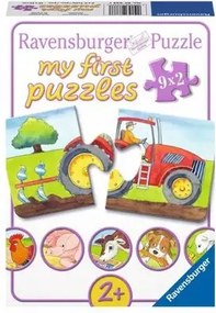 Ravensburger Moje první puzzle Na statku 9x2 dílků / od 2 let