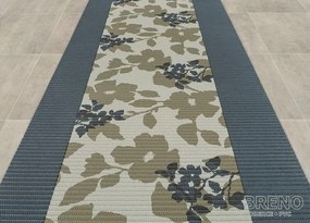 Breno Koupelnová pěnová předložka SOFTY-TEX 79857 květy, šíře 65 cm, Vícebarevné