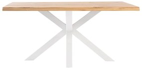 Stůl cerga 160 x 90 cm bílý MUZZA