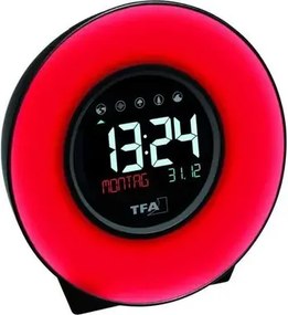 TFA 60.2023.02- MOOD LIGHT Digitální budík se zvuky přírody a barevným