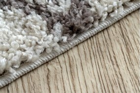 Dywany Łuszczów, Kusový koberec Berber Asila B5970 cream and brown, 80x150, béžová, obývací pokoj