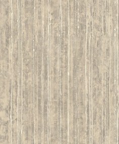 Luxusní šedo-béžová vliesová tapeta na zeď s pruhy, 57723, Aurum II, Limonta