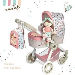 DeCuevas Plyšová panenka SWEET - 36 cm / od 12 měsíců