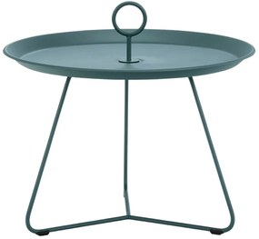 Tmavě zelený kovový konferenční stolek HOUE Eyelet 57,5 cm