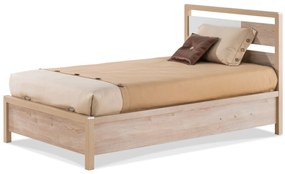 Studentská postel 120x200 s úložným prostorem Artos - dub sofia/bílá