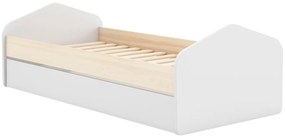 OnaDnes -20% Bílá lakovaná dětská postel Marckeric Estefania 90 x 190 cm
