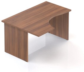 Ergonomický stůl Visio 140 x 100 cm, levý, ořech