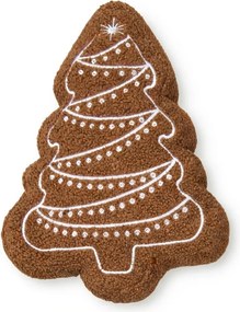 Dekorační polštářek CHRISTMAS TREE 30x40 cm, hnědý