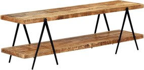 TV stolek 160 x 40 x 50 cm masivní mangovníkové dřevo 247885