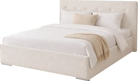 Čalouněná postel MILA 180 se stelažem Woolly 07