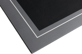 Aqualine Aqualine, Koupelnová předložka 60x120cm, absorpční, šedá, PCD014V