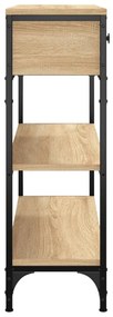 Konzolový stolek dub sonoma 72,5 x 25 x 75 cm kompozitní dřevo