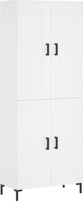 Skříň highboard bílá 69,5 x 34 x 180 cm kompozitní dřevo 3199681