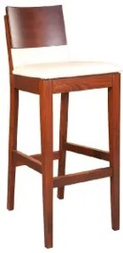 Drewmax Barová židle KT392 masiv dub sab921 tmavý dub