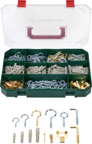 Parkside® Sortiment hmoždinek a háčků / hřebíků (sortiment háčků a hmoždinek)