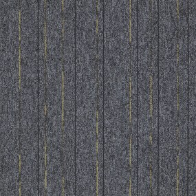 Kobercové čtverce Modulyss First Straightline 962 - šedá/žlutá - 50x50 cm