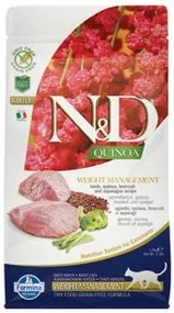 Farmina Pet Foods - N&D N&D Quinoa CAT Weight Management Lamb & Broccoli 1,5kg