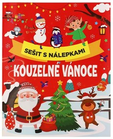FONI Book Sešit s nálepkami Kouzelné Vánoce 24x30cm