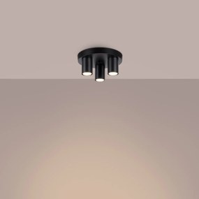 Sollux Lighting Stropní svítidlo LAGOS 3P černé