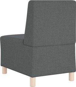 Modulová sedačka bez opěradel 2 ks Tmavě šedá textil 3399749