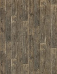 BEAUFLOR PVC podlaha - lino Toptex Texas Oak 620D - tmavě hnědé dřevo - řez šíře 5 m x délka 3,47 m