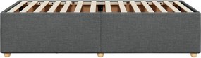 Rám postele bez matrace tmavě šedý 90 x 200 cm textil 3284702