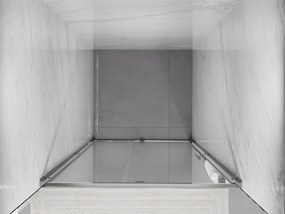 Mexen Exo, 1-křídlé dveře do otvoru 90x200 cm, 6mm čiré sklo, chromový profil, 819-090-000-01-00