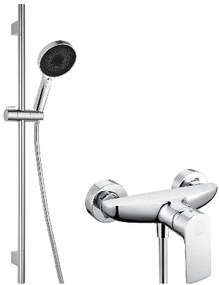 kielle Vega - Sprchový set s baterií, tyčí, hadicí a sprchovou hlavicí, chrom 20618SN10