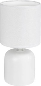 Rabalux Bílá stolní lampa Daphni pro žárovku E14 74052