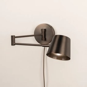 Nástěnné svítidlo Snap Fosca Coffe Brown Mini