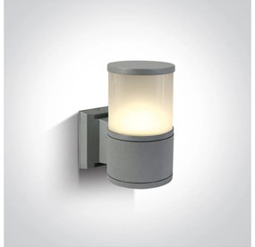 ONE Light 67094/G nástěnné venkovní svítidlo, šedé, E27, 21cm, IP54
