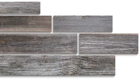SILVER - SMRK | BOROVICE, (1180/590/320 mm) x (60/80/100 mm) - 2D obkladový panel na stěnu