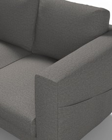 Potah na pohovku IKEA Norsborg 2-místná barva šedá látka pletený vzor