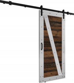 Posuvné dveře LOFT ADIO 4 bílý + old style 90