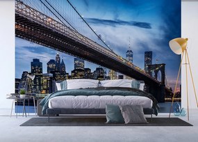 Fototapeta na míru Noční Brooklynský most | Vliesová fototapeta na zed' | DFTNXXL3024