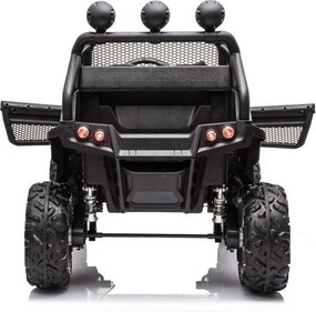LEAN CARS Vozidlo na akumulátor Mercedes Unimog S, černé
