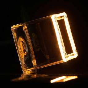 SEGULA LED floating cube 86 E27 4,5W teplá bílá