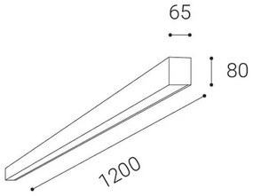 LED2 - LED Stropní přisazené svítidlo LINO LED/30W/230V 3000/3500/4000K černá